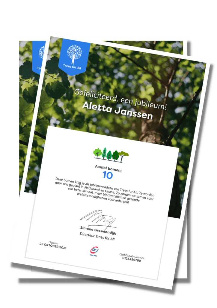 Geef een boom cadeau | Trees for All