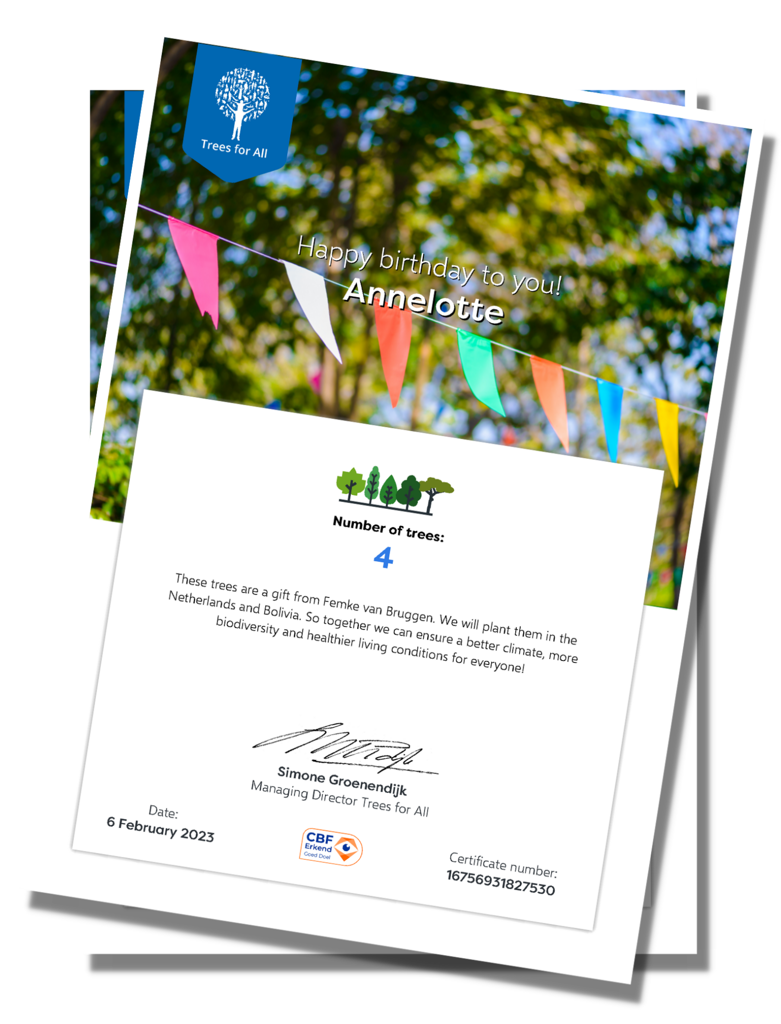 Gift a tree | A green and sustainable gift | Trees for All