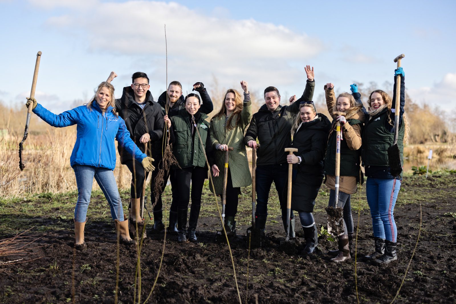 New swamp and recreation forest in Alphen aan den Rijn is growing and ...
